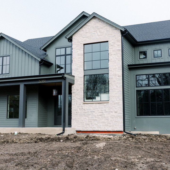 75 Transitional Exterior Home Ideas You'll Love - December, 2025 | Houzz