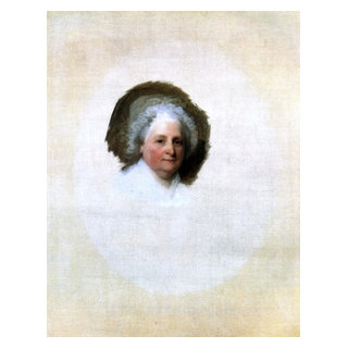 Gilbert Stuart Martha Washington Wall Decal, 21x28 - Traditional - Wall ...