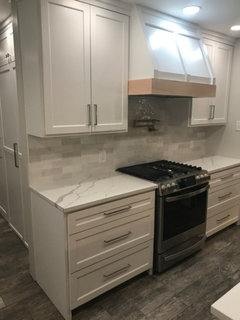Quartz as backsplash or subway tile?