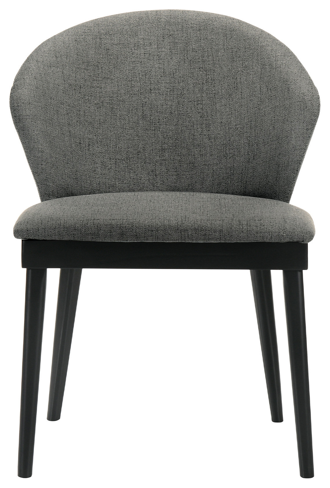 Benzara BM270443 5 Piece Dining Chair With Curved Shell Back Chair ...