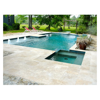 Bush swimming pool - Traditional - Pool - New Orleans - by Crystal ...