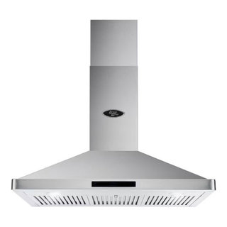 Wall Mount Pyramid Range Hood with LED, 36" - Contemporary - Range ...