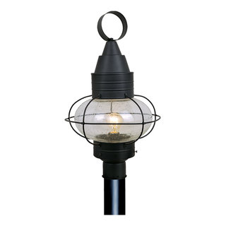 Chatham 13" Outdoor Post Light Textured Black - Beach Style - Post ...