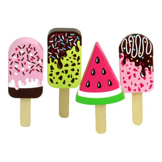 Assorted Wooden Ice Cream Popsicle Bars - Kids Toys And Games - by ...