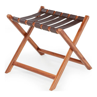 Luggage Rack - Wood - Transitional - Clothes Racks - by Roselli Trading ...