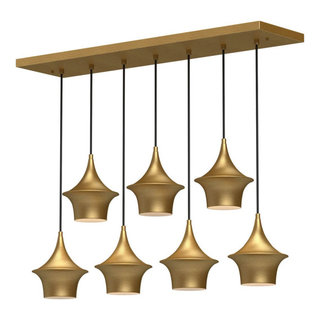 Alora Lighting Emiko 7 Light 36" Linear Light - Modern - Kitchen Island ...