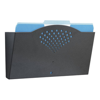 Safco Black Legal Size Steel Wall File - Transitional - Desk ...