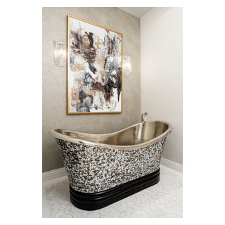 Free-Standing Tile Tub - Modern - Bathroom - Albuquerque - by ...