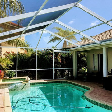 Modern Pool Cage - Photos & Ideas | Houzz