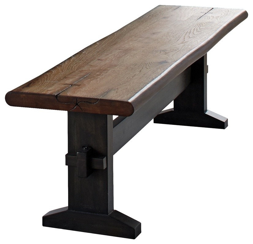 Coaster Burnham Live-Edge Bench - Farmhouse - Dining Benches - by ...