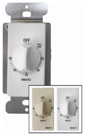 Woods® 59723 Indoor In Wall Spring Wound Timer, 60 Minute - Timers And ...