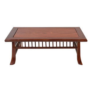 11.25" Oriental Brown Wood Rectangular Table Top Stand Riser Hws2900 ...