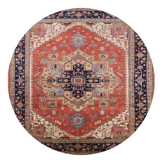 Ahgly Company Indoor Rectangle Mid-Century Modern Area Rugs, 5' x 7', 3 ...