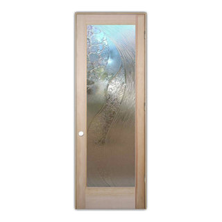 Interior Prehung Door or Interior Slab Door - High Tide - Cast Glass ...