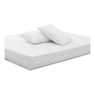 Permafresh Antibacterial Mattress and Pillow Protector Set, Queen ...
