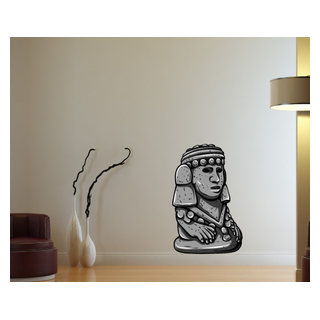 Aztec Vinyl Wall Decal AztecUScolor006, 48 in. - Contemporary - Wall ...