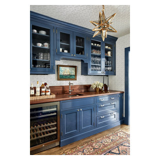 Colonial Two-Story Expansion - Home Bar - DC Metro - by Convene ...