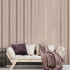 Collin Pink Bexley Stripe Wallpaper, Swatch - Contemporary - Wallpaper ...