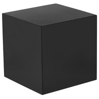 American Home Classic Spencer Large Square Modern Metal Side Table in ...