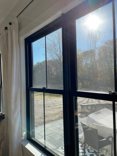 White Window Still but Black Jamb Extensions