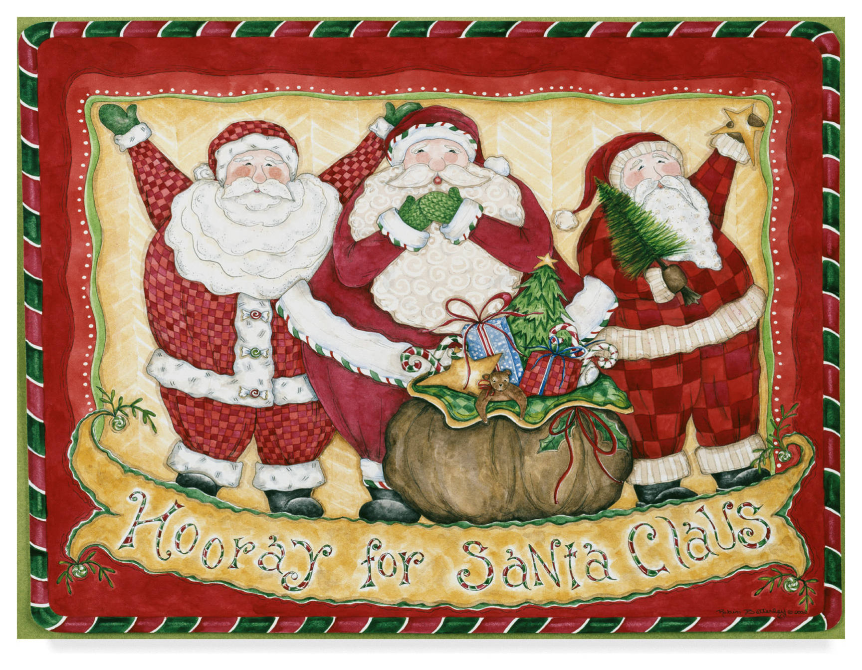 Robin Betterley 'Large Gift Bag' Canvas Art, 32"x24" - Contemporary ...