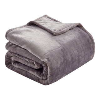 Thesis Ultra Plush Solid Blanket, King - Transitional - Blankets - by ...