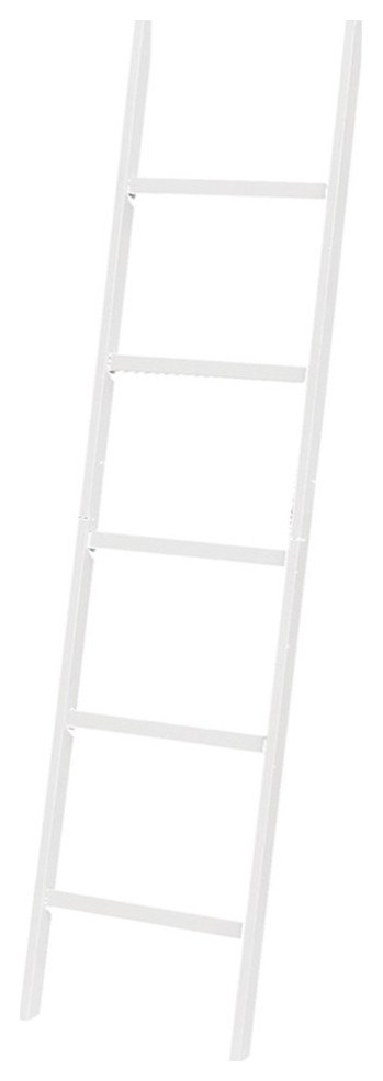 Gallerie Decor Natural Spa Transitional Bamboo Towel Ladder in White ...