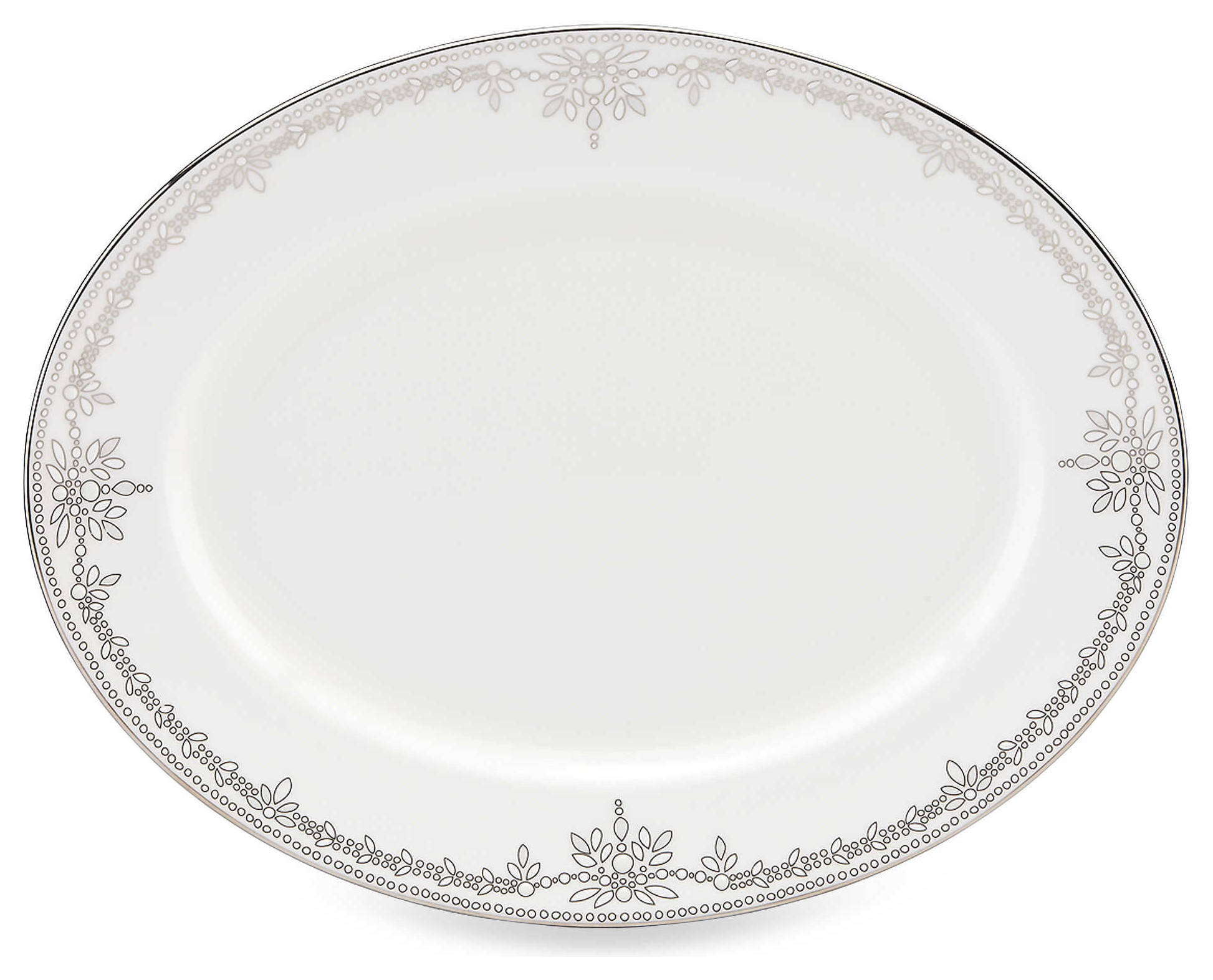 Marchesa Empire Pearl Platter - Traditional - Serving Dishes And ...