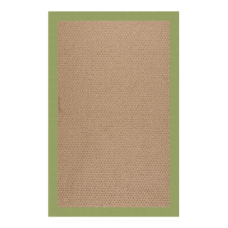 Zoe-Raffia Machine Tufted Rectangle Rug, Green, 9'x12' - Contemporary ...
