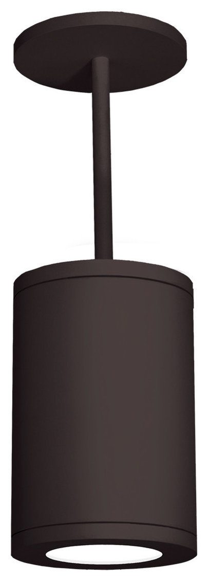 LED Pendant Mount Downlight Flood in Bronze - Modern - Outdoor Hanging ...