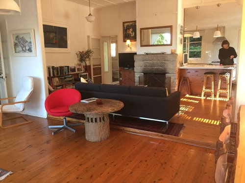 Enclosed lounge room with step down floor HELP!! | Houzz AU