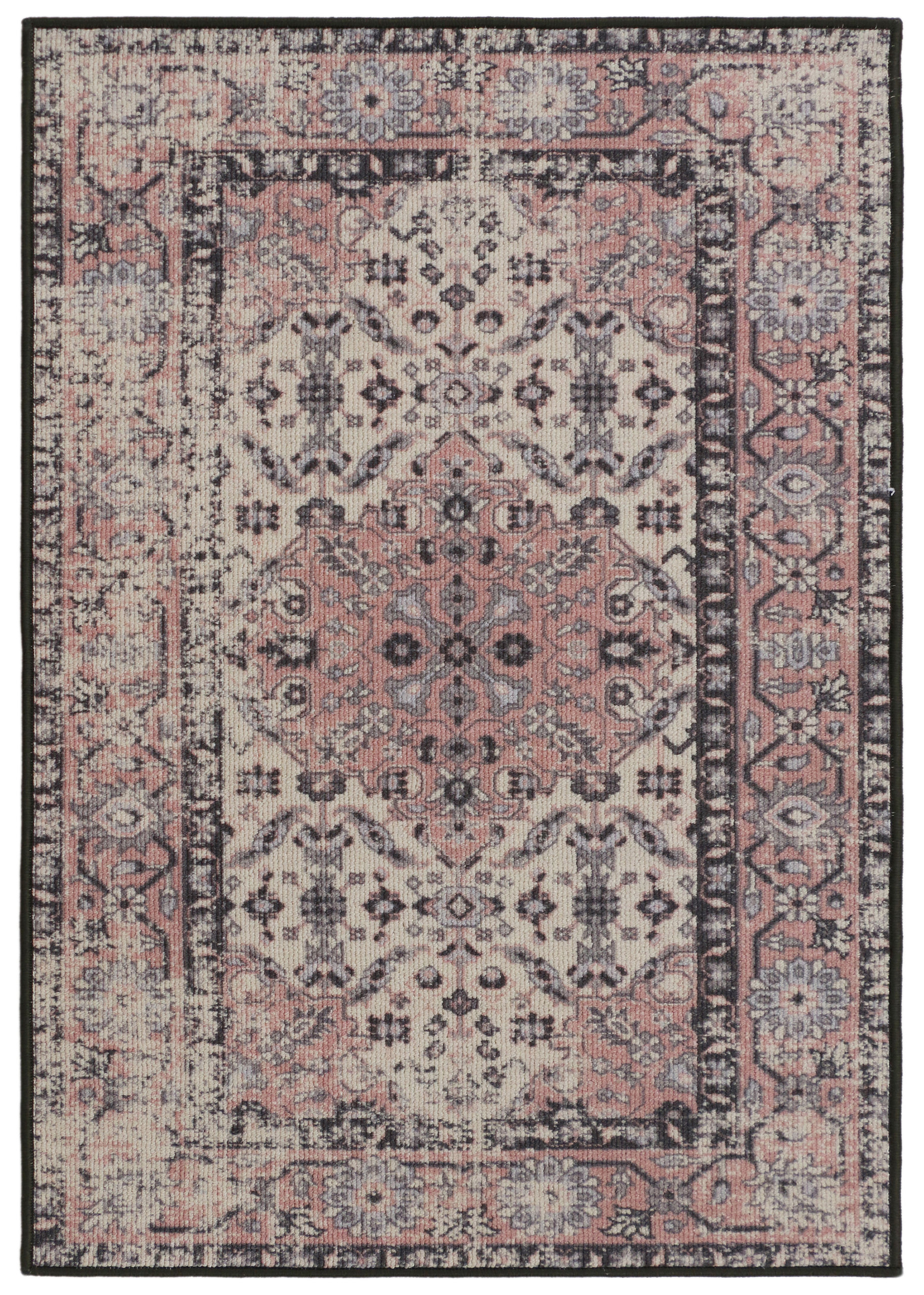 RugSmith Blush Anatolia Distressed Transitional Area Rug, 3'x5', 3'x5 ...