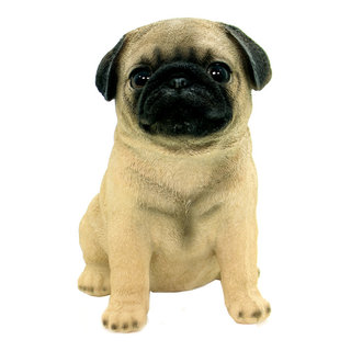 Animal PUG PUPPY Polyresin Mans Best Friend 12455 - Contemporary ...