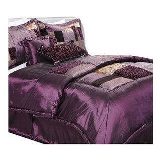 Florence 6-PC Complete Comforter Set, King - Contemporary - Comforters ...