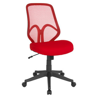 Flash Furniture Salerno High Back Red Mesh Office Chair - GO-WY-193A ...