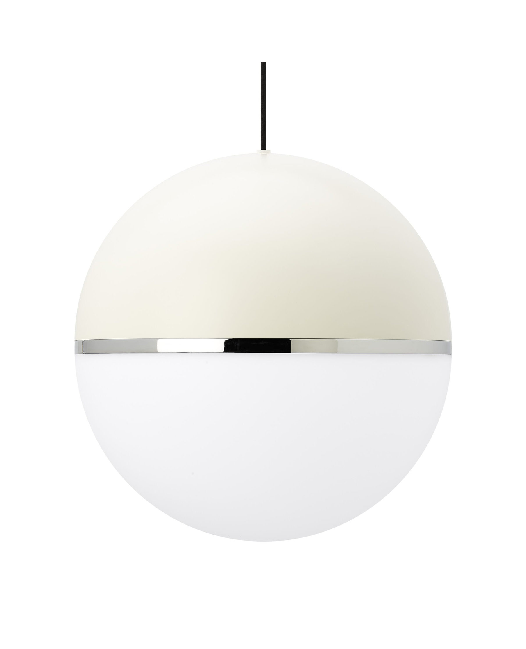 Akova Pendant Light in White and Chrome, 14.000 - Contemporary ...