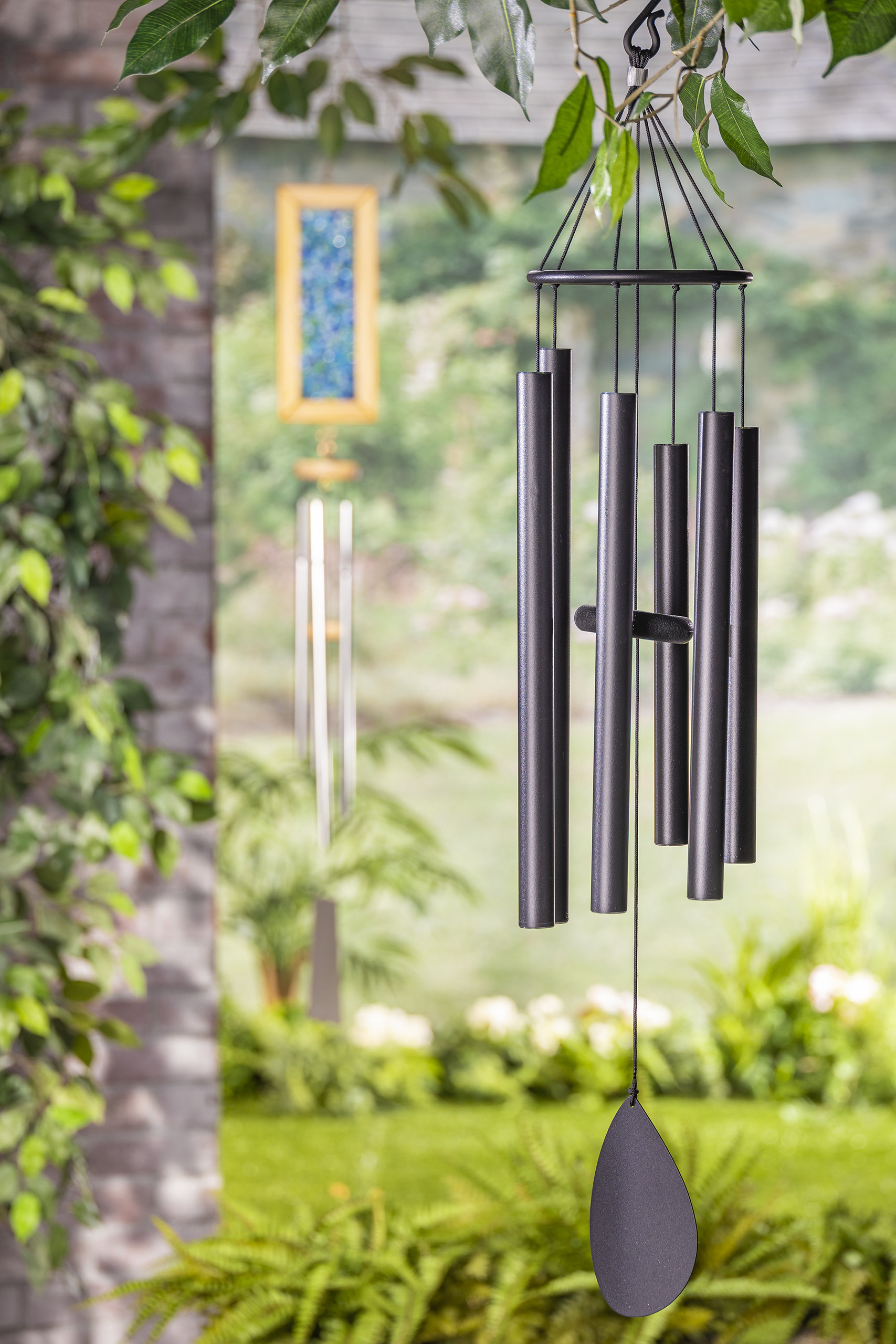 32" Metal Wind Chime - Transitional - Wind Chimes - by Gerson Company ...