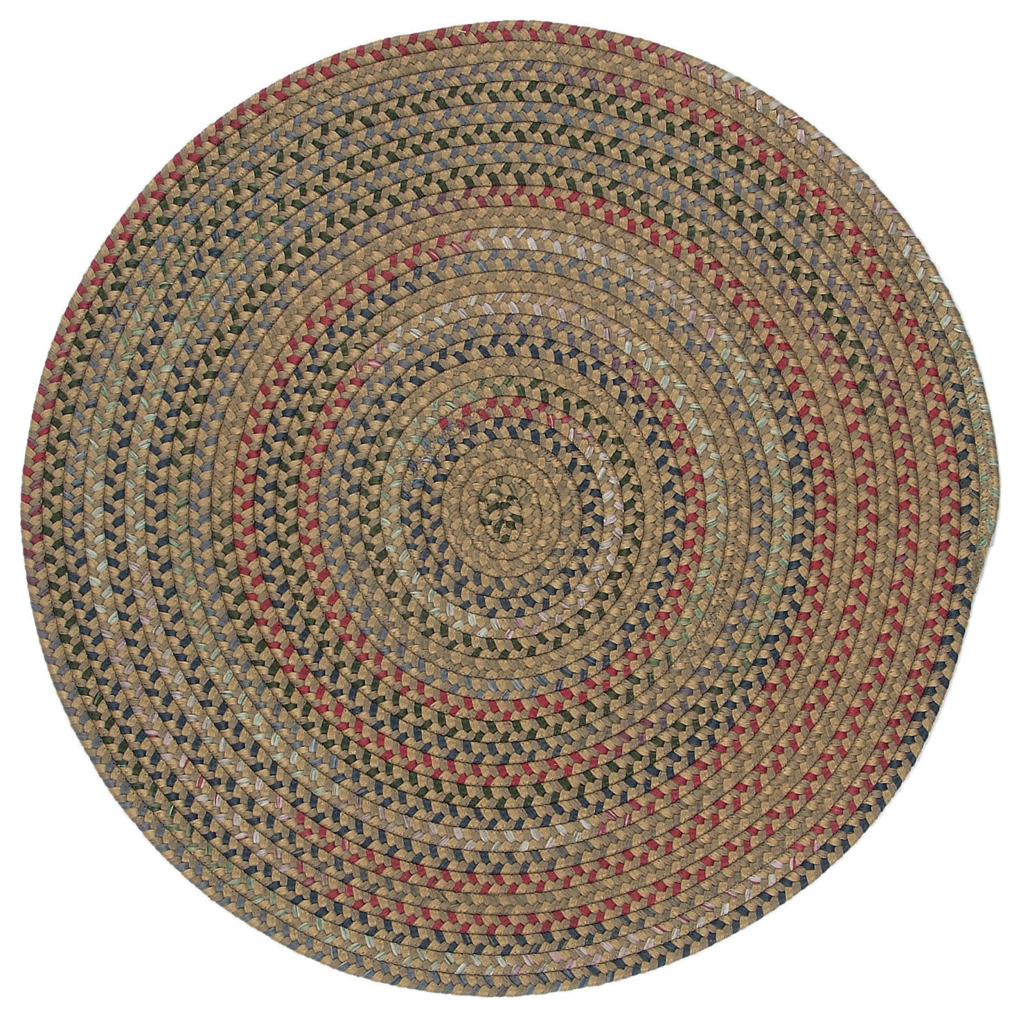 Colonial Mills Wayland Round Braided Rug, 5X5 - Contemporary - Area ...