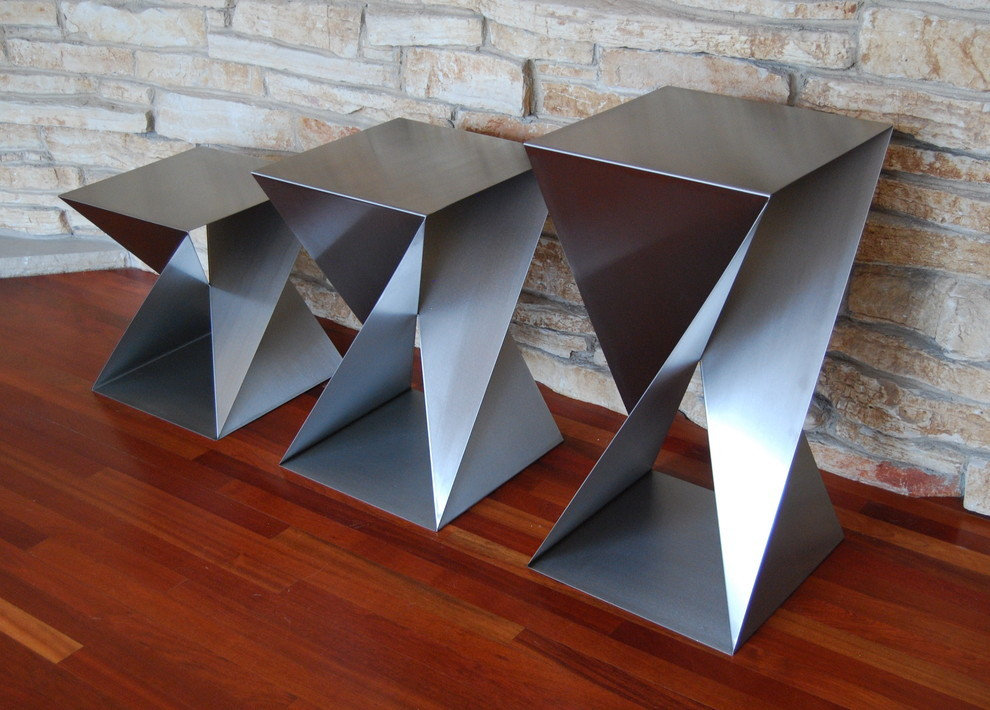 Twist Table Base, Dining Height, 12"x12"x29" - Contemporary - Table ...