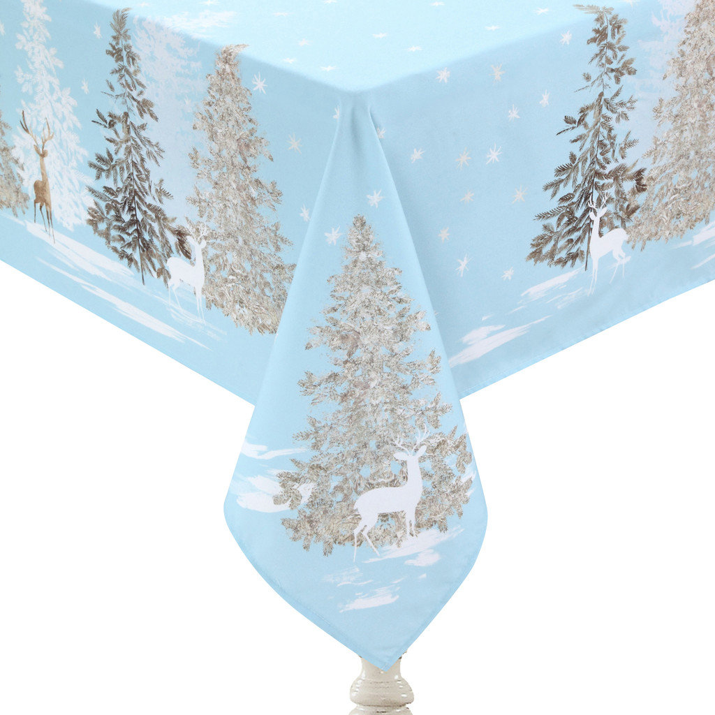 Winter Wonderland Table Cloth, 70" X 144" - Rustic - Tablecloths - by ...
