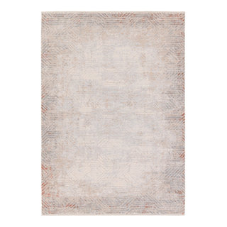 Jaipur Living Venture Geometric Tan/ Gray Runner Rug, 8'X10 ...