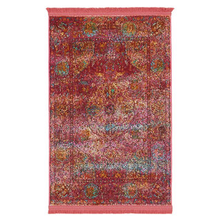 Unique Loom Red Baracoa Rumba Rug, 2'x3' - Contemporary - Area Rugs ...