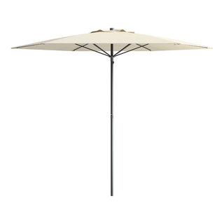 CorLiving PPU-601-U UV and Wind Resistant Beach/Patio Umbrella, Orange ...