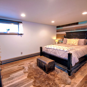 75 Pink Underground Basement Ideas You'll Love - April, 2022 | Houzz