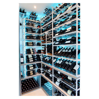 Parkland Wine Room and Bar Area - Contemporary - Wine Cellar - Miami ...
