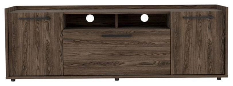 Home Square 2-Piece Set with Lyon Coffee Table & TV Stand in Dark ...