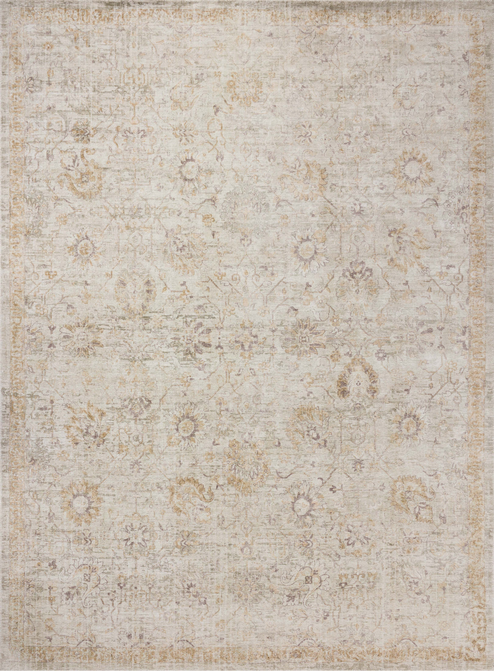 Loloi Marcella Sage / Gold Rug, 11'-6" x 15' - Contemporary - Area Rugs ...