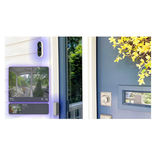 Front Door Camera and Smart Lock with Keypad - Midcentury - Entry - DC ...