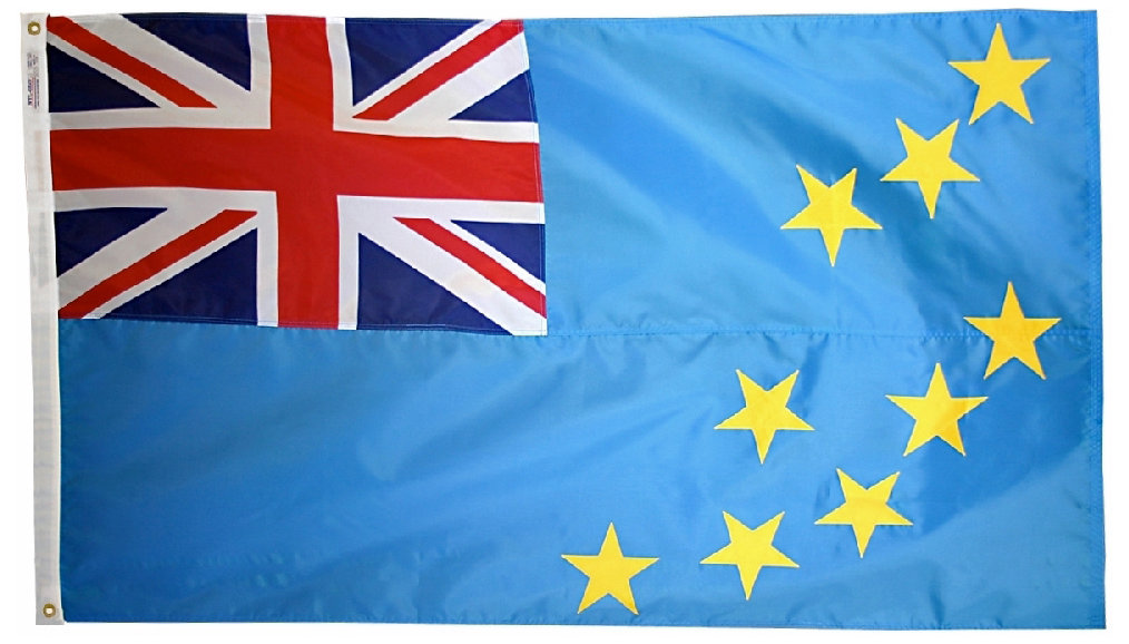 Tuvalu, 2'x3' Nylon Flag - Traditional - Flags And Flagpoles - by ...