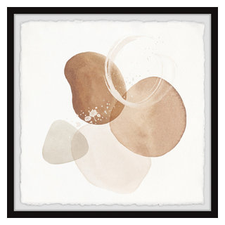"Invincible Expression" Framed Painting Print, 12x12 - Contemporary ...